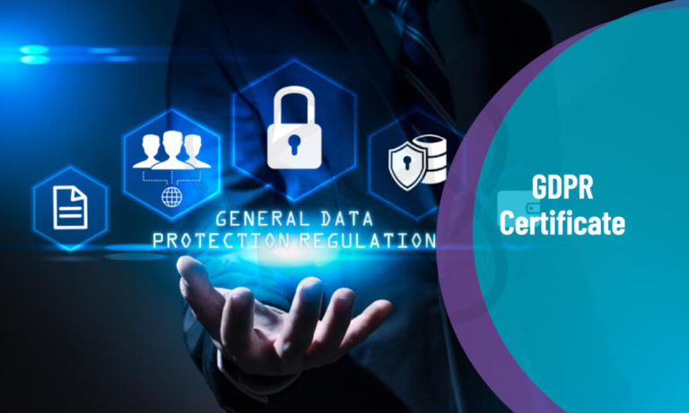 GDPR Certificate – One Education
