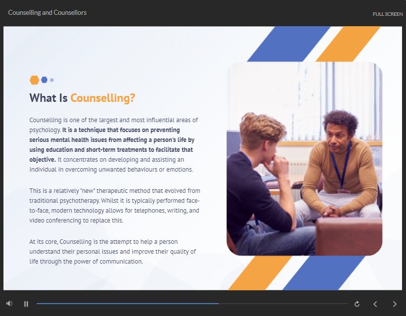 Counselling Skills Training – One Education