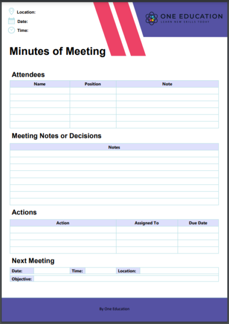 Mastering Minutes of Meeting Like a Pro! 😎 (Note-Taking Ninja) – One ...