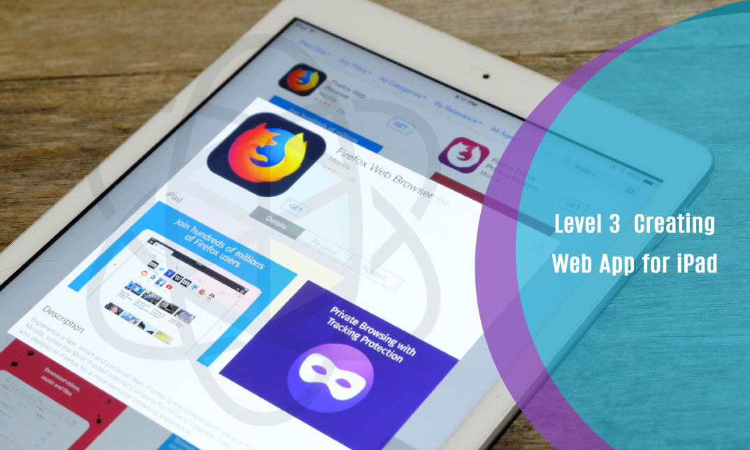 Creating Web App for iPad – One Education