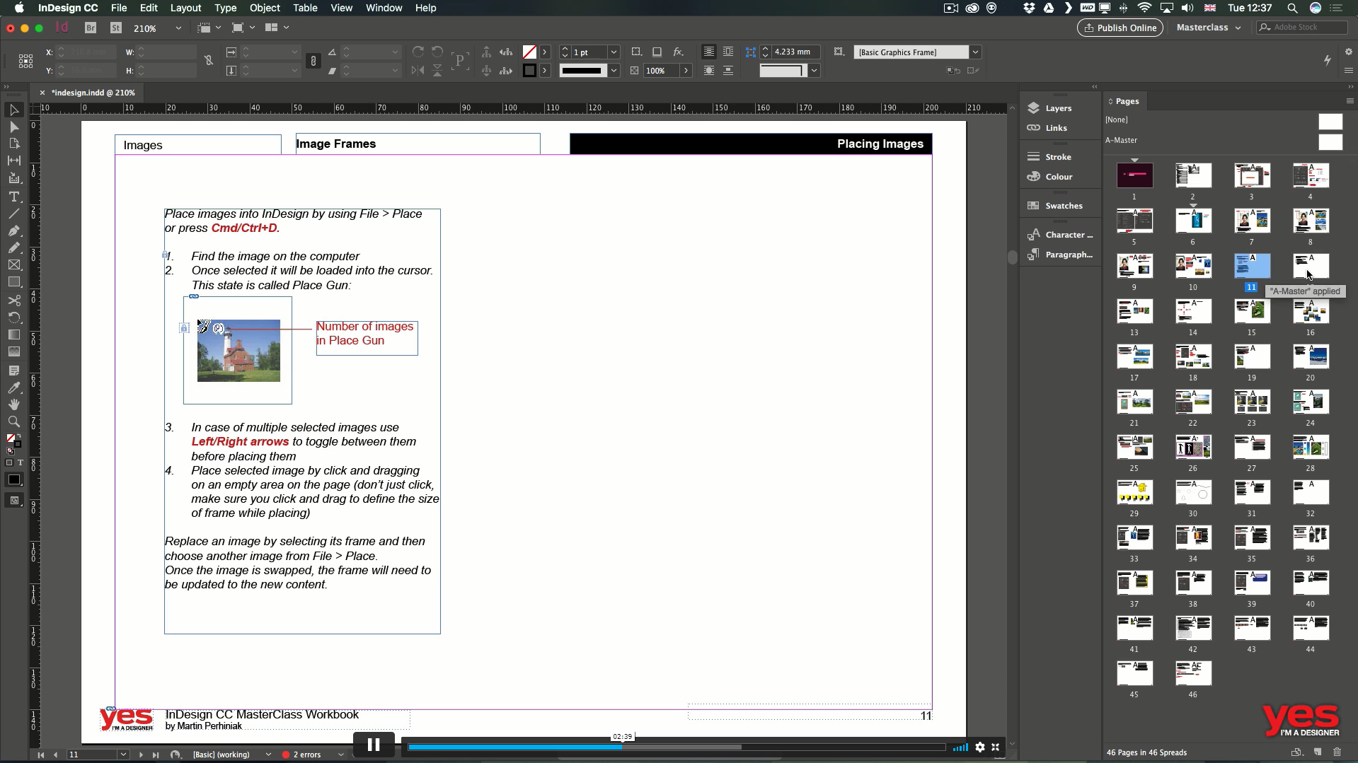 InDesign CC MasterClass – One Education