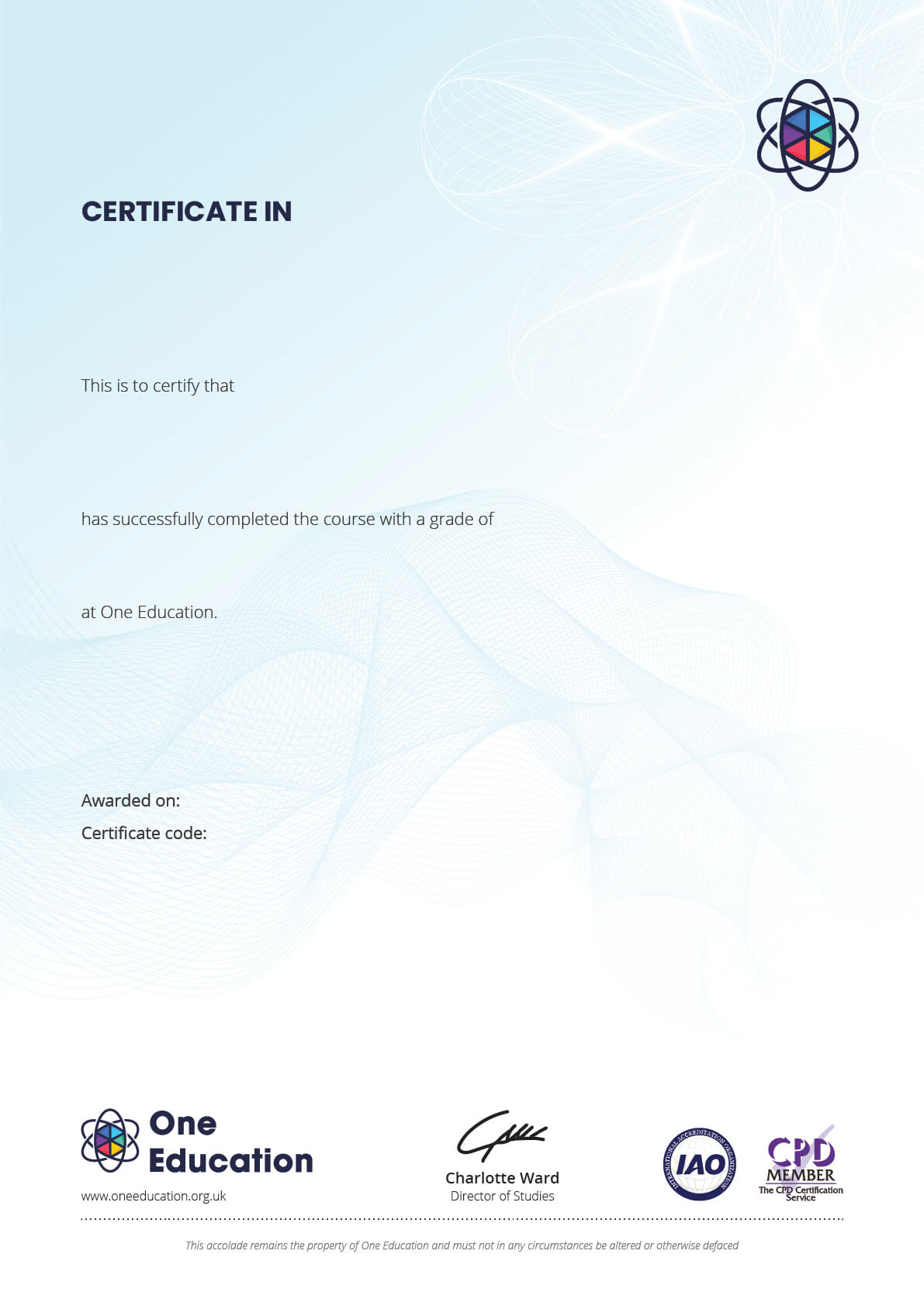 Blank Certificate without content@2x-100 (2) (1) – One Education