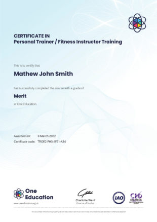 Claim Your Certificate – One Education