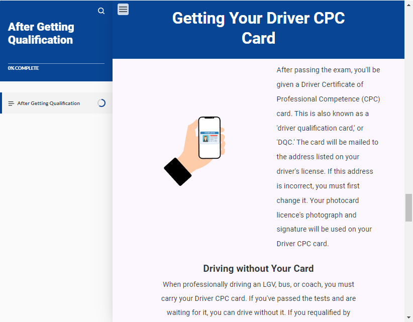 Large Goods Vehicle (LGV) – One Education