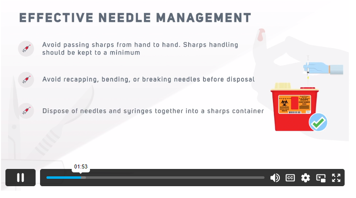 Sharps Training – One Education