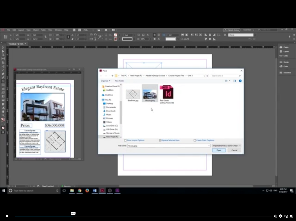 Adobe InDesign – One Education