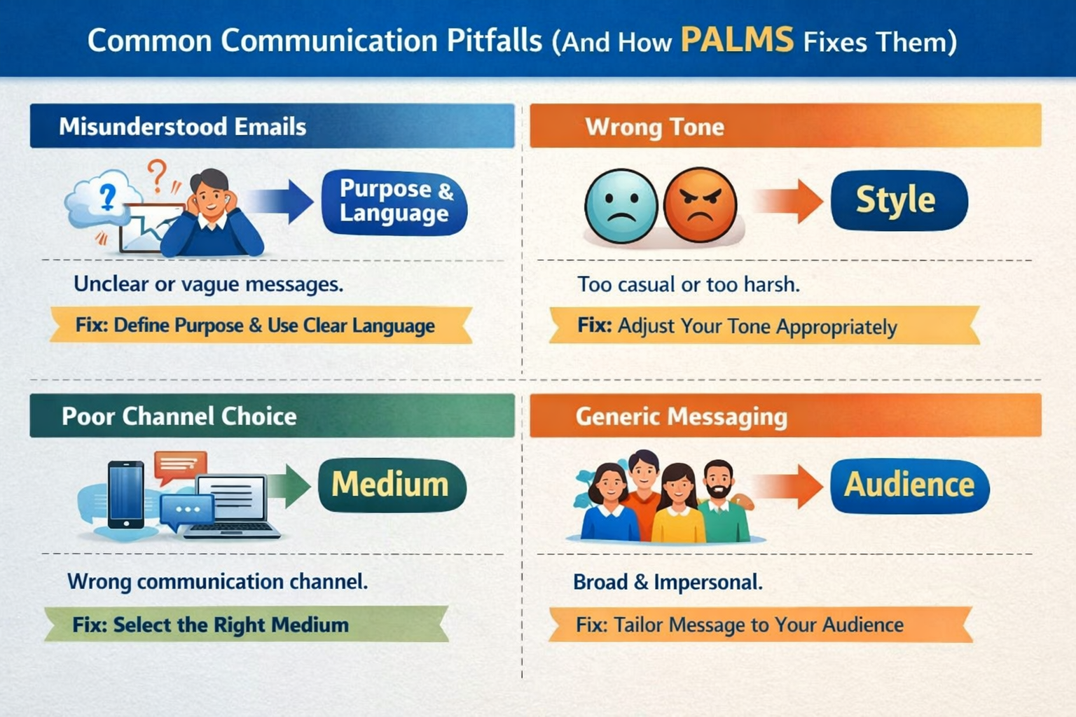What is the PALMS Model of Communication? A Complete Guide